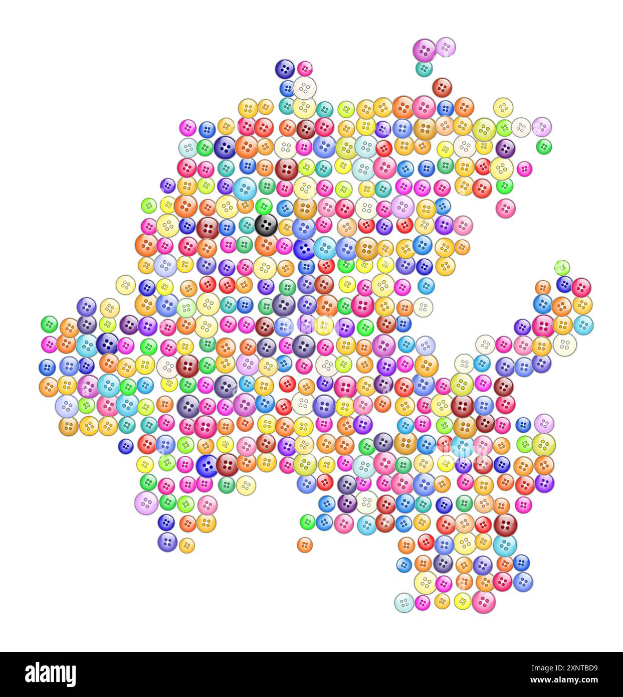 Hidalgo outline map hi-res stock photography and images - Alamy