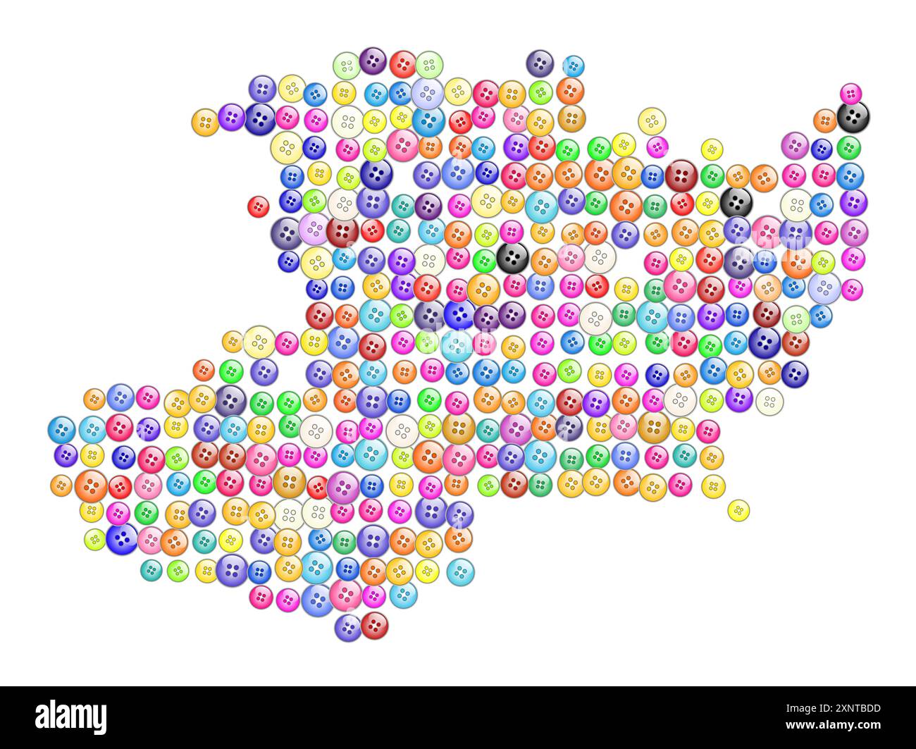 Michoacan outline Cut Out Stock Images & Pictures - Alamy