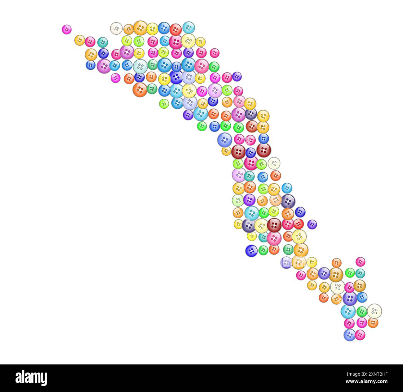 Baja california sur outline map hi-res stock photography and images - Alamy