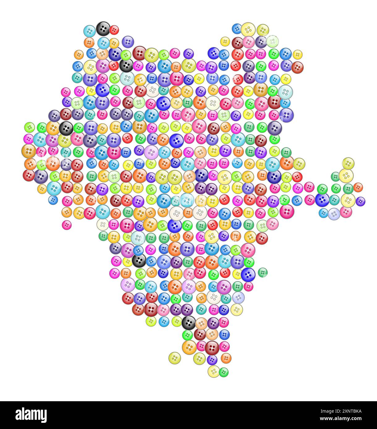 Symbol Map of the State Durango (Mexico) showing the territory with a ...
