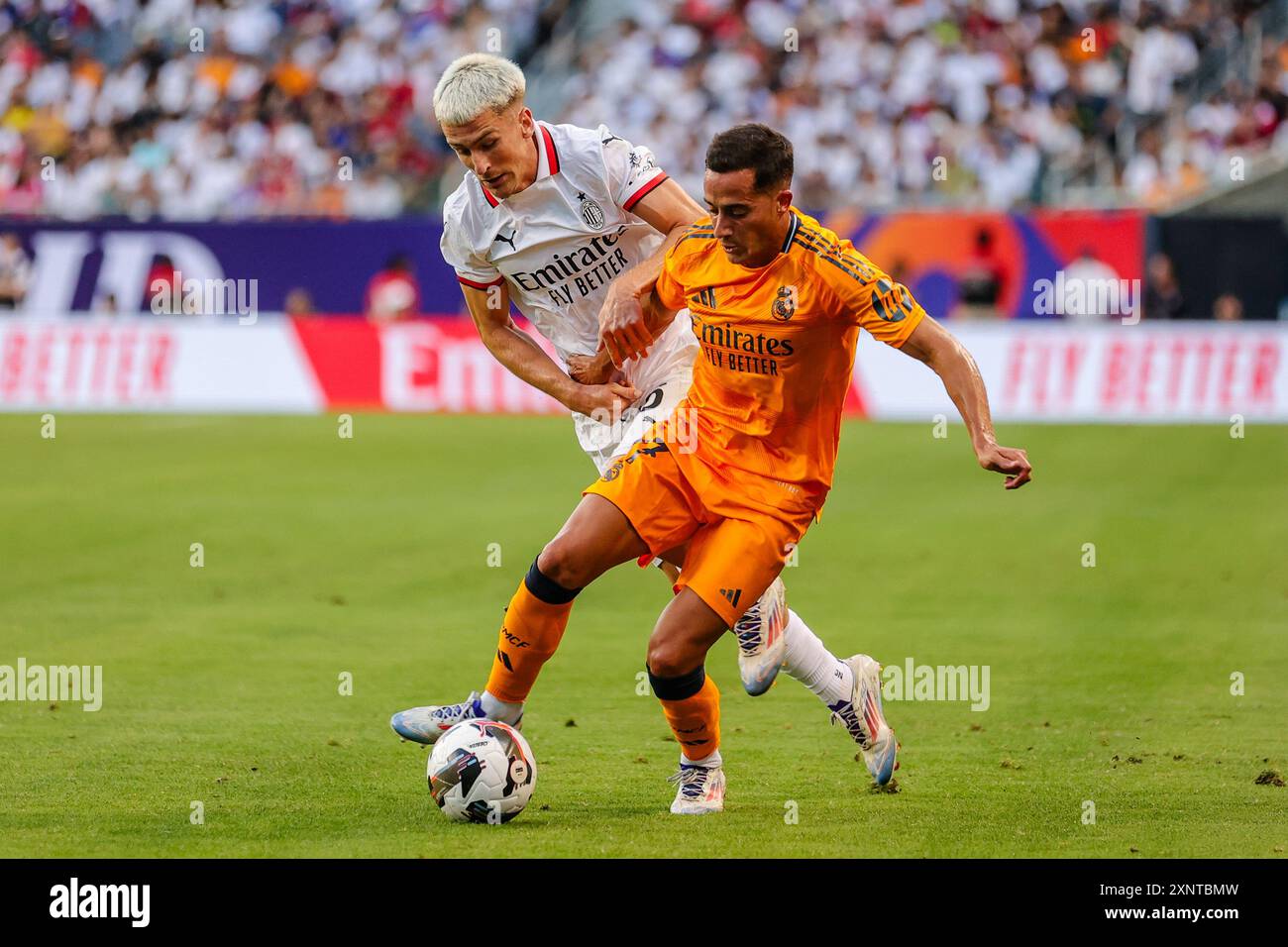 Chicago, IL USA, July 31, 2024: Soccer action during the DIRECTV Soccer ...