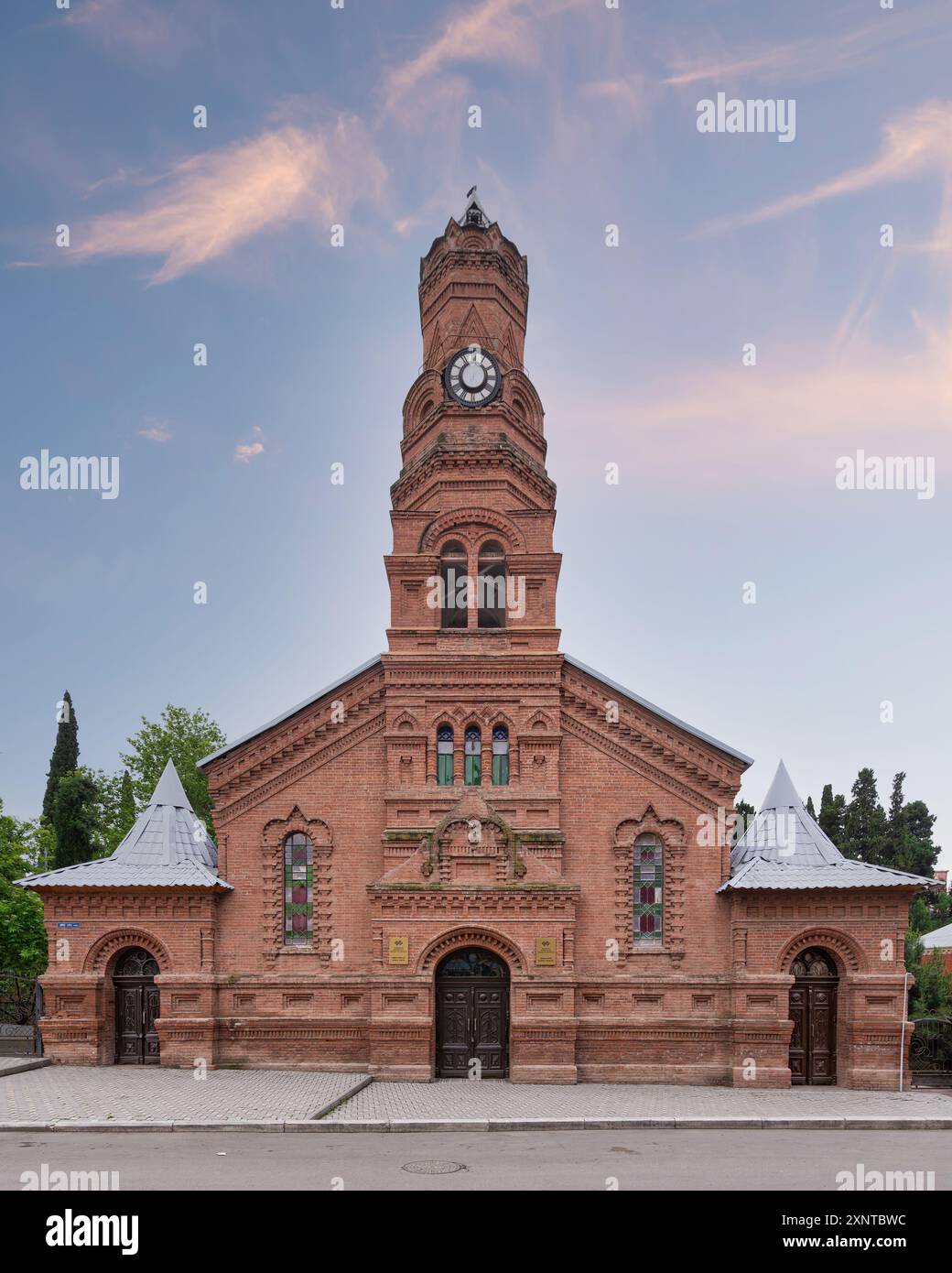 A view of the former Russian Orthodox Church in Ganja, Azerbaijan ...