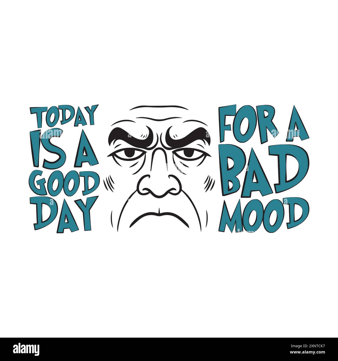 Bad mood vector vectors hi-res stock photography and images - Alamy