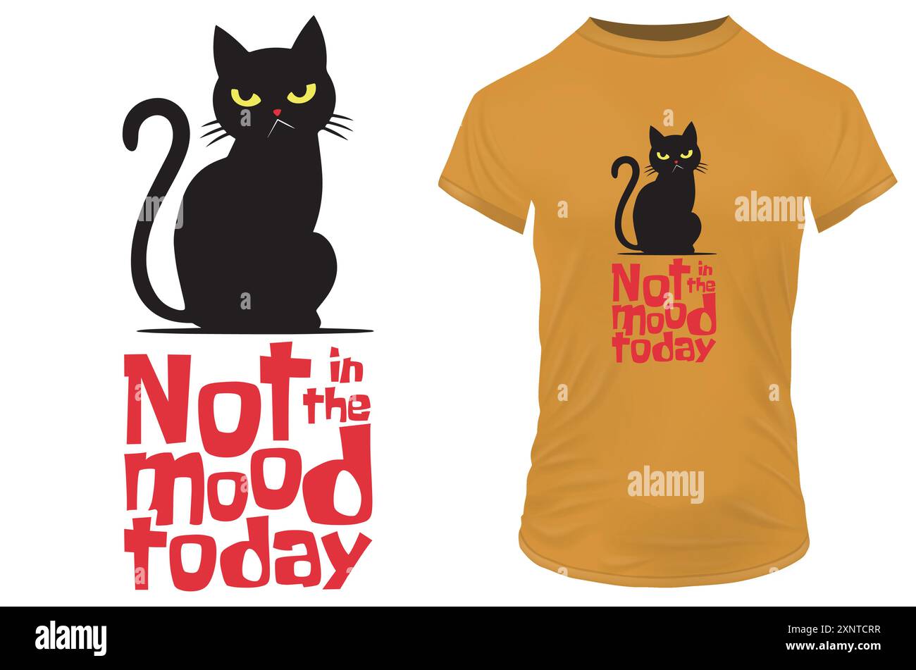 Moody cat retro hi-res stock photography and images - Alamy