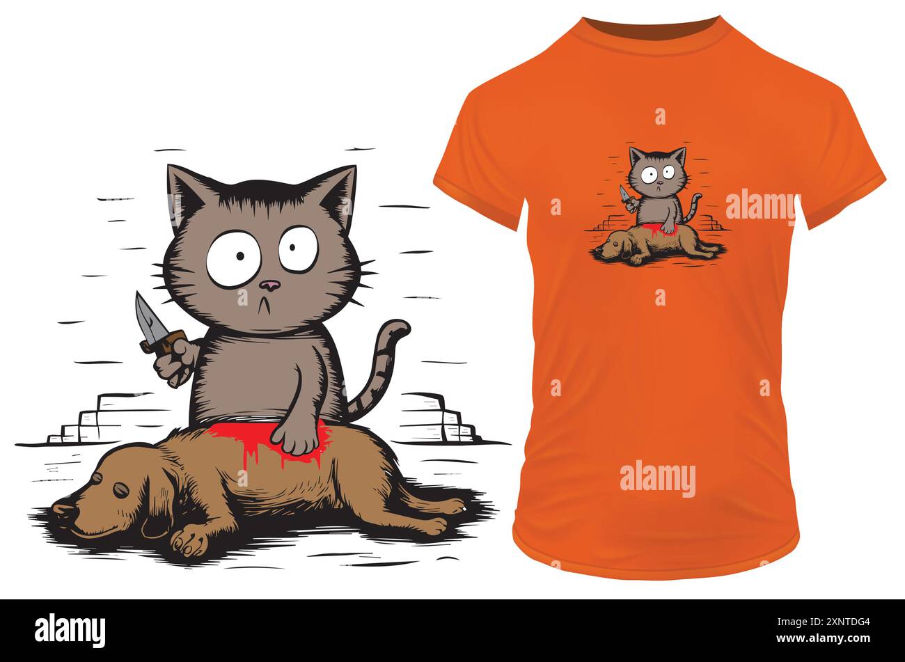 Cat body sketch Cut Out Stock Images & Pictures - Alamy