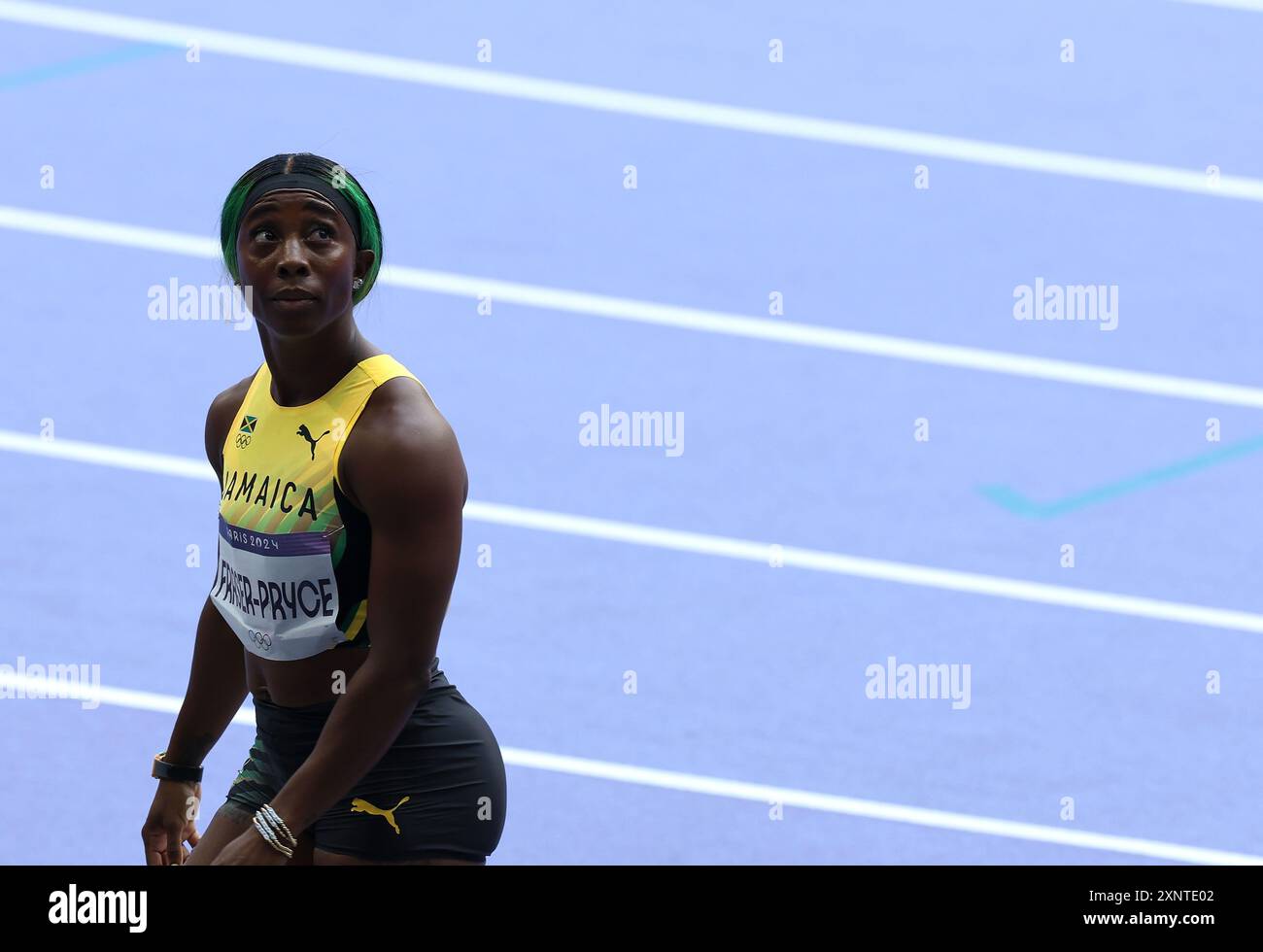 Shelly ann fraser pryce paris 2024 hi-res stock photography and images - Alamy