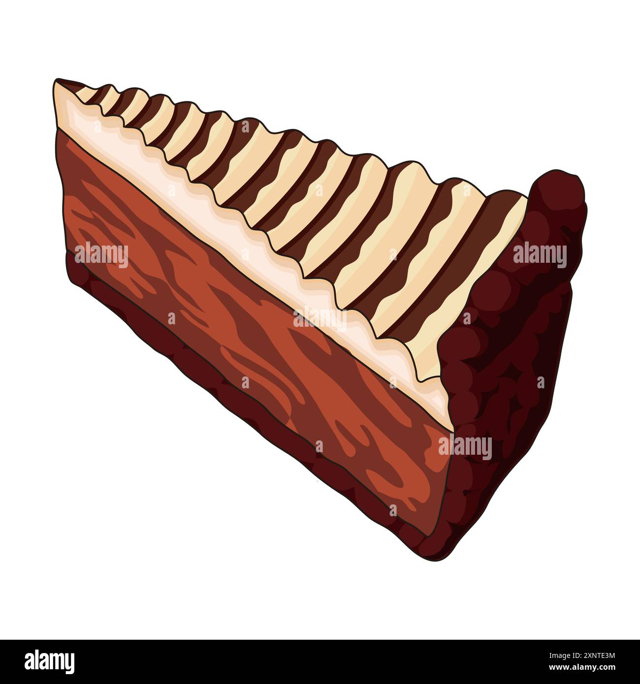 Dark brown illustration Stock Vector Images - Alamy