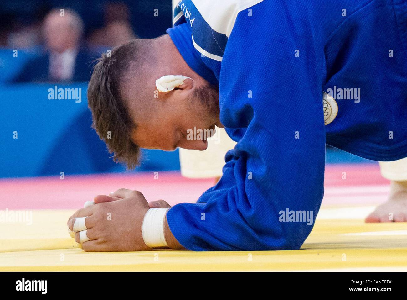 Paris, France. 02nd Aug, 2024. Tatsuru Saito of Japan won match against ...