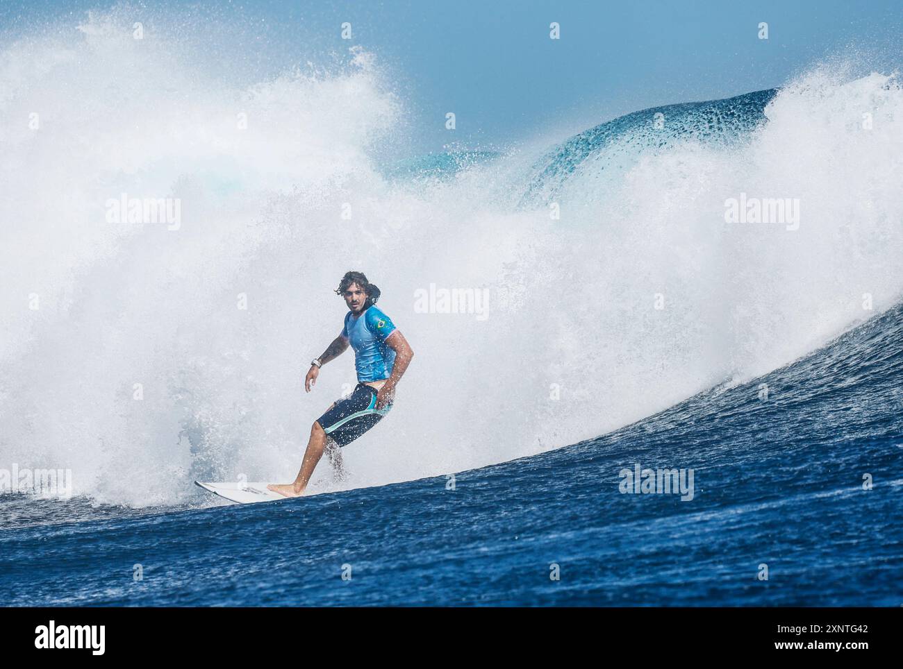 Tahiti, French Polynesia. 1st Aug, 2024. Joao Chianca of Brazil ...