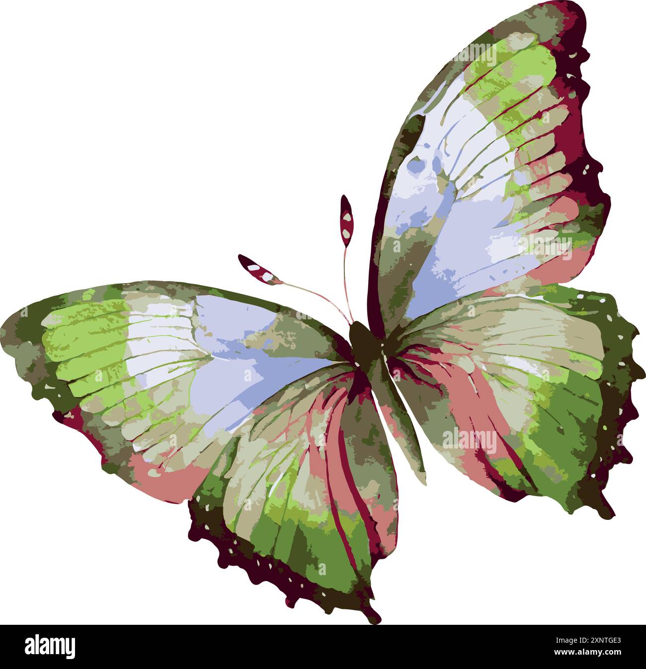 Butterfly Vector Art Illustration Stock Vector Image & Art - Alamy