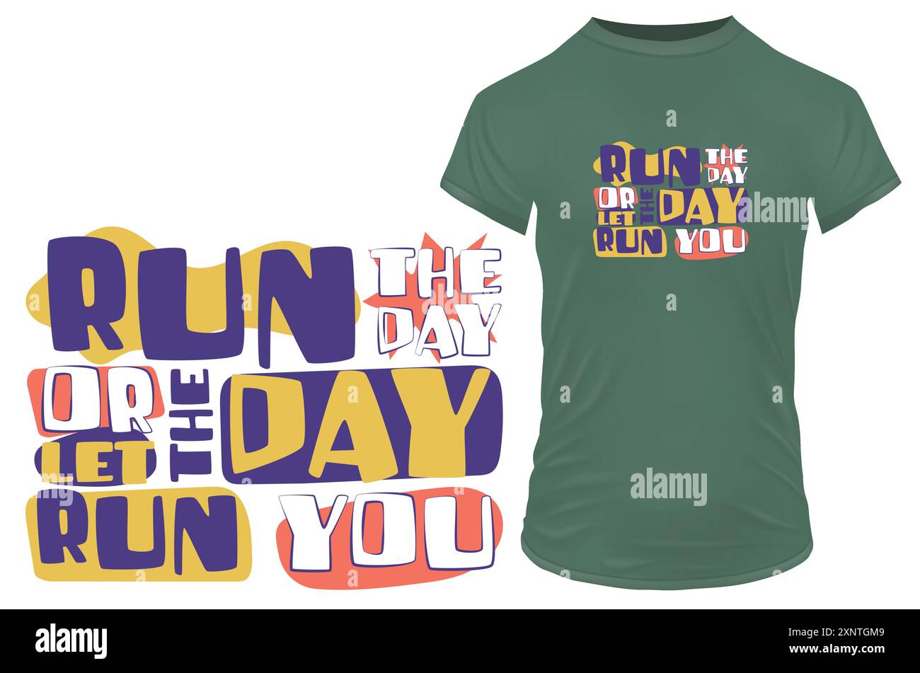 Run the day or let the day run you. Inspirational motivational quote ...