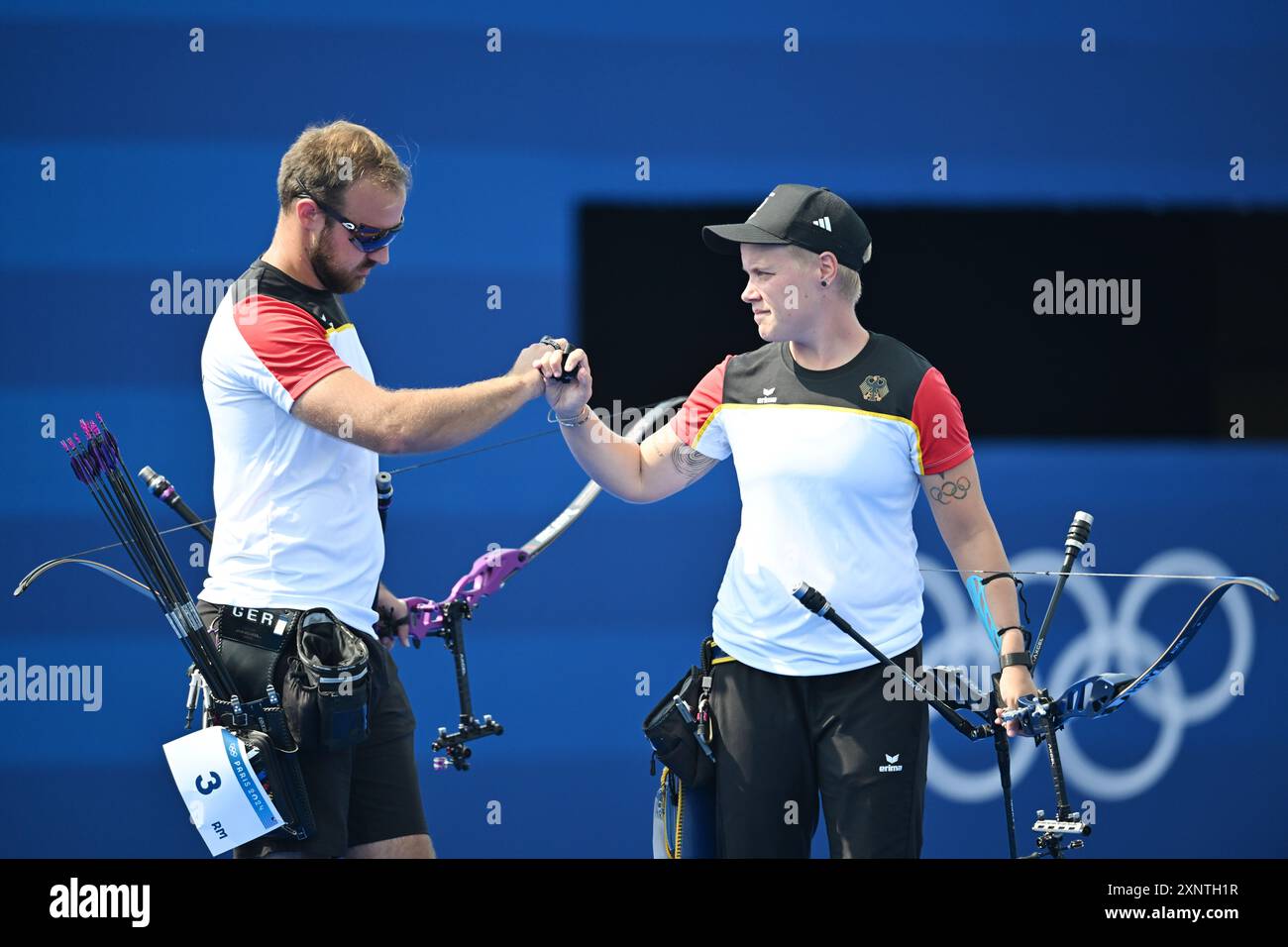 Paris, France. 02nd Aug, 2024. Olympia, Paris 2024, Archery, Olympic ...