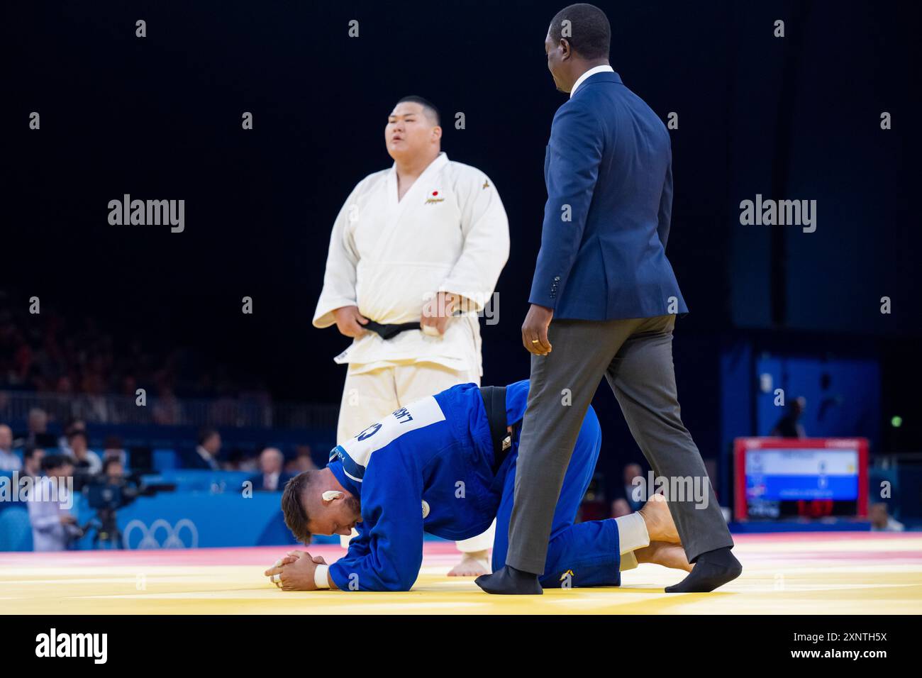Paris, France. 02nd Aug, 2024. Tatsuru Saito of Japan won against Czech ...