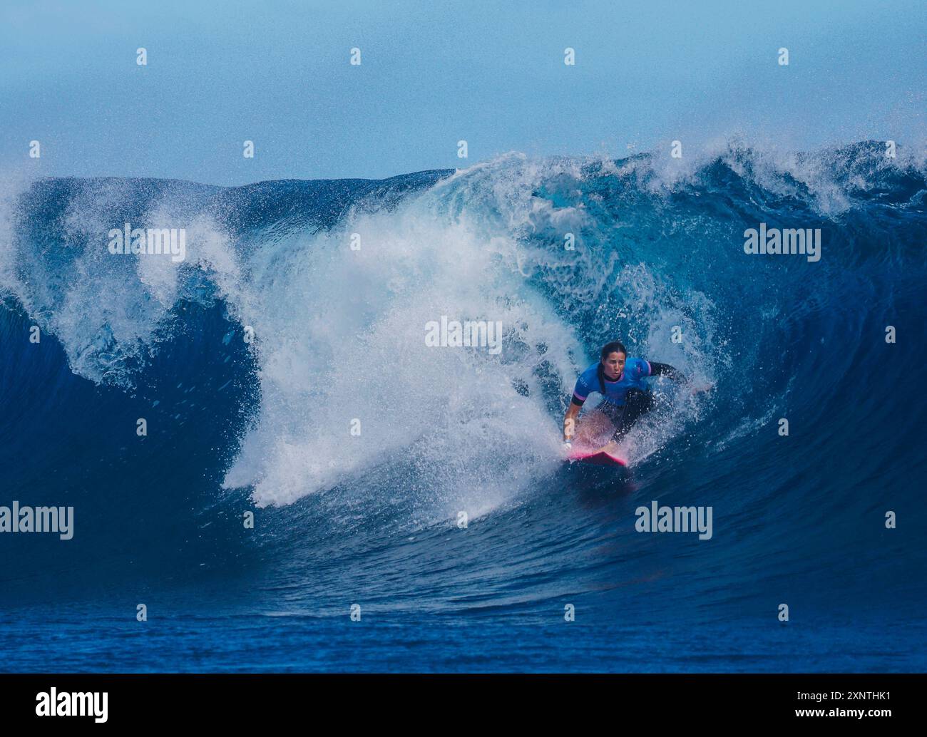 Tahiti, French Polynesia. 1st Aug, 2024. Tyler Wright of Australia ...