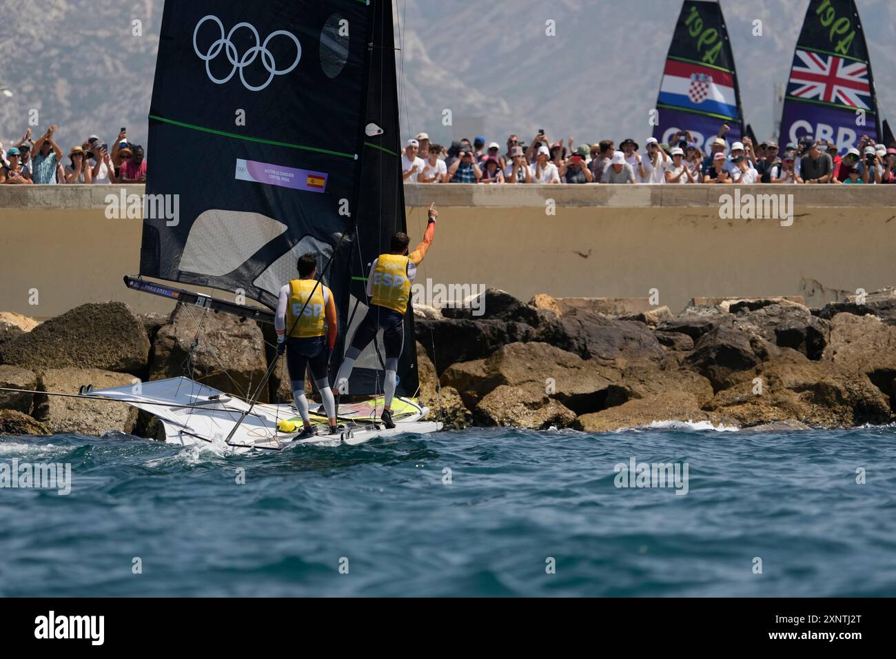 Florian Trittel Paul and Diego Botin Le Chever of Spain celebrate ...
