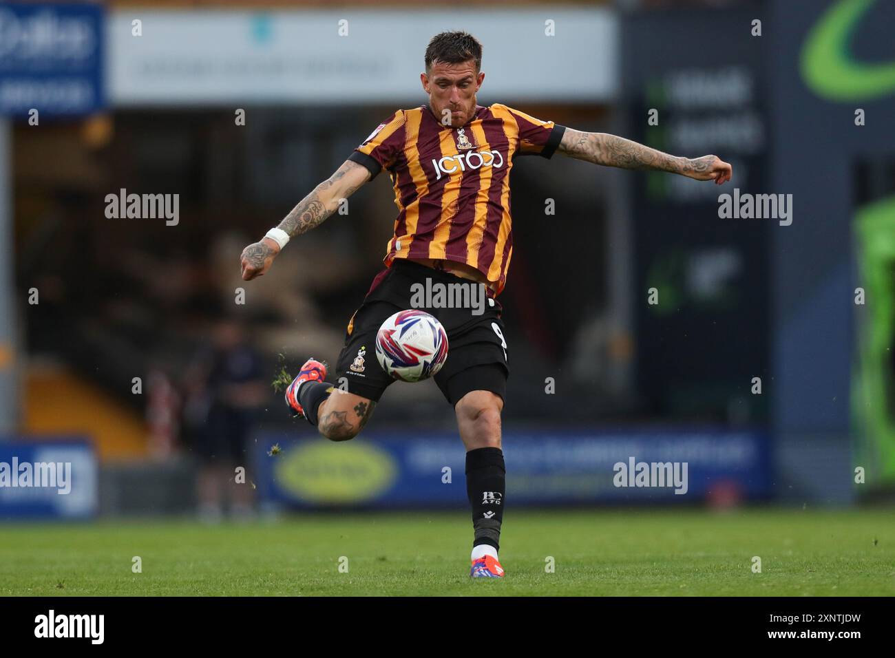 Bradford, UK, 30th July 2024. Bradford City's Andy Cook, During ...