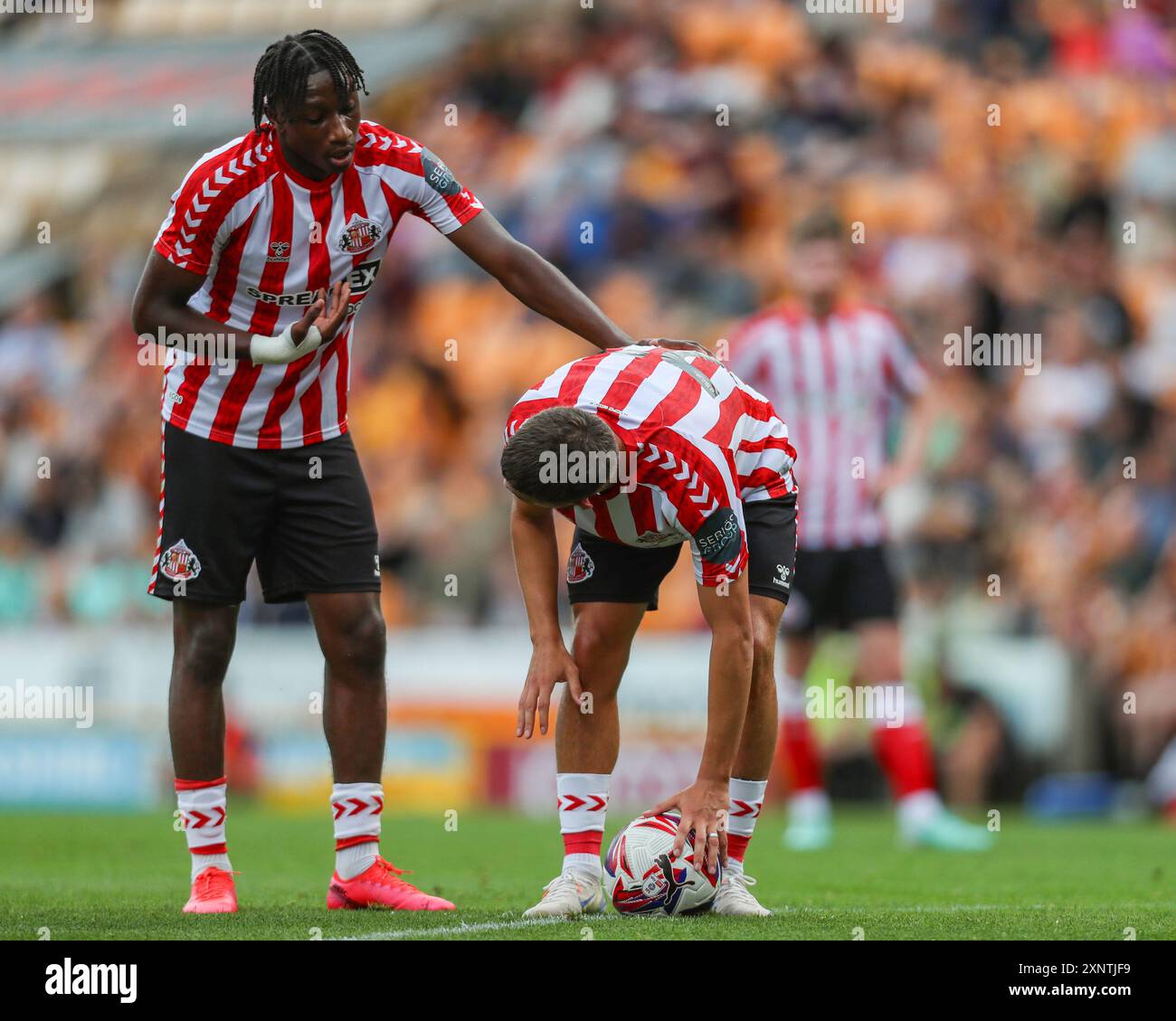 Bradford, UK, 30th July 2024.Sunderland's Romaine Mundle, During ...