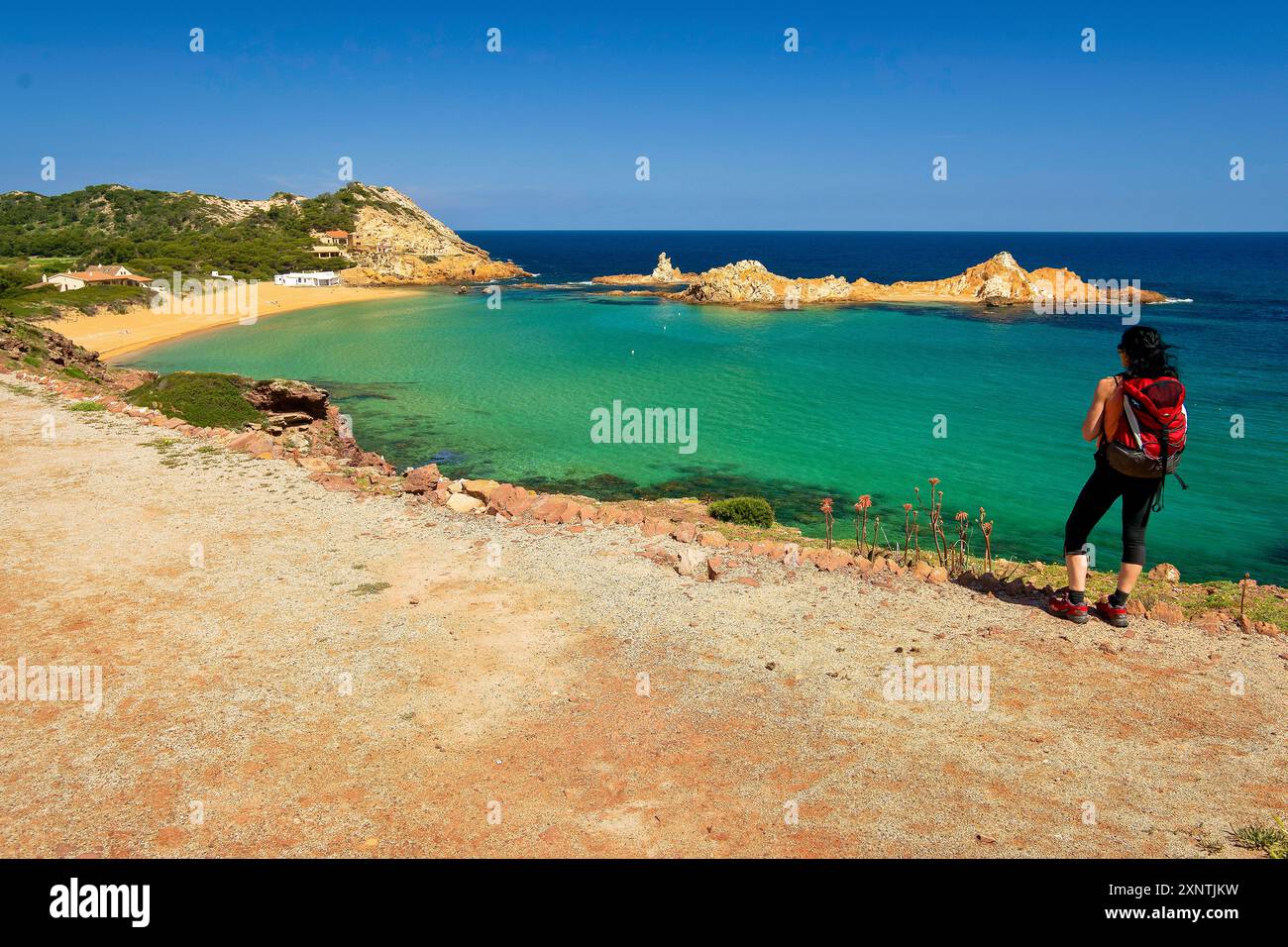 Cala Pregonda, Menorca, Biosphere Reserve, Balearic Islands, Spain ...