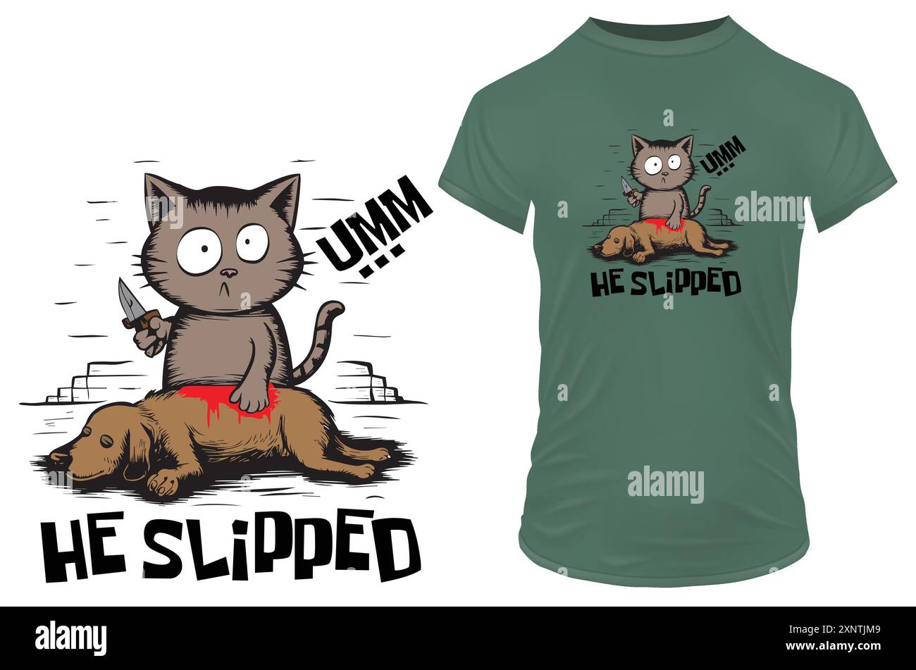 Moody cat Stock Vector Images - Alamy