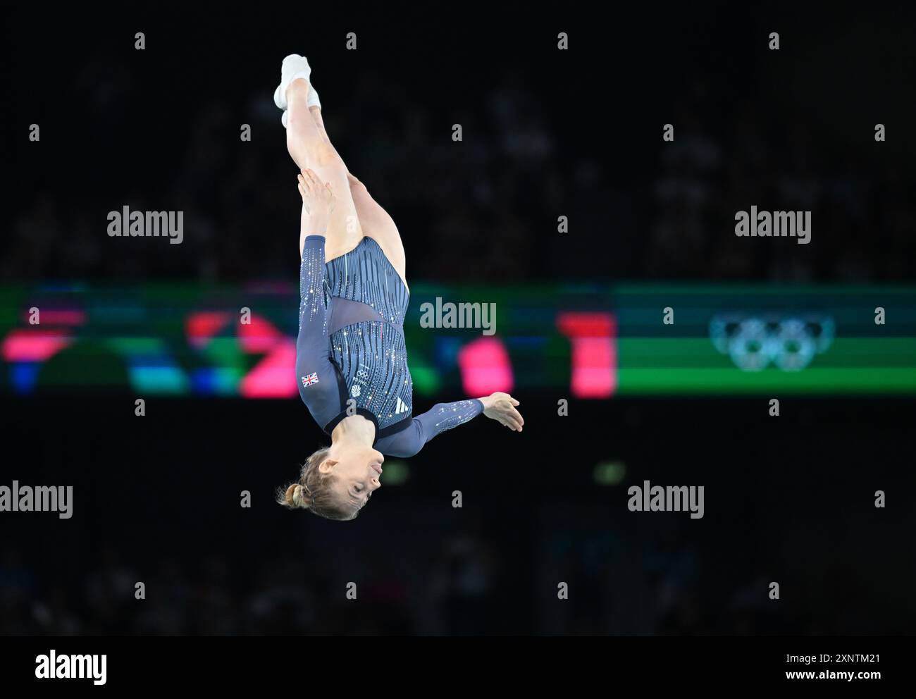 Paris, France. 2nd Aug, 2024. Bryony Page of Great Britain competes ...