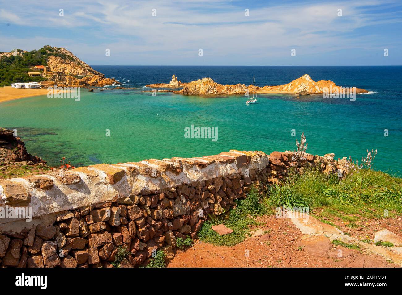 Cala Pregonda, Menorca, Biosphere Reserve, Balearic Islands, Spain ...