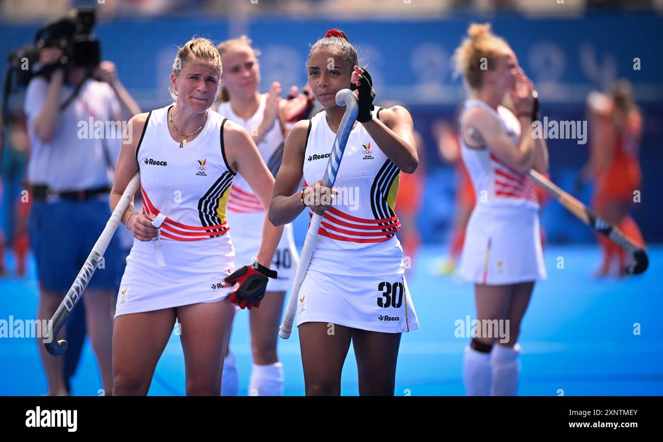 Paris, France. 02nd Aug, 2024. Belgium's Alix Gerniers and Belgium's ...