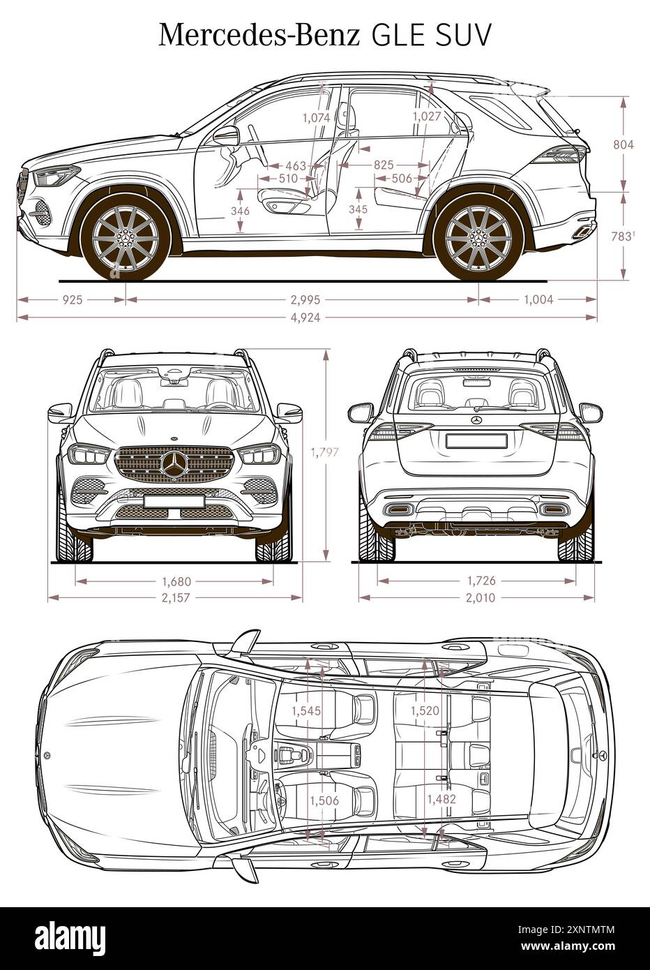 Mercedes benz suv Stock Vector Images - Alamy