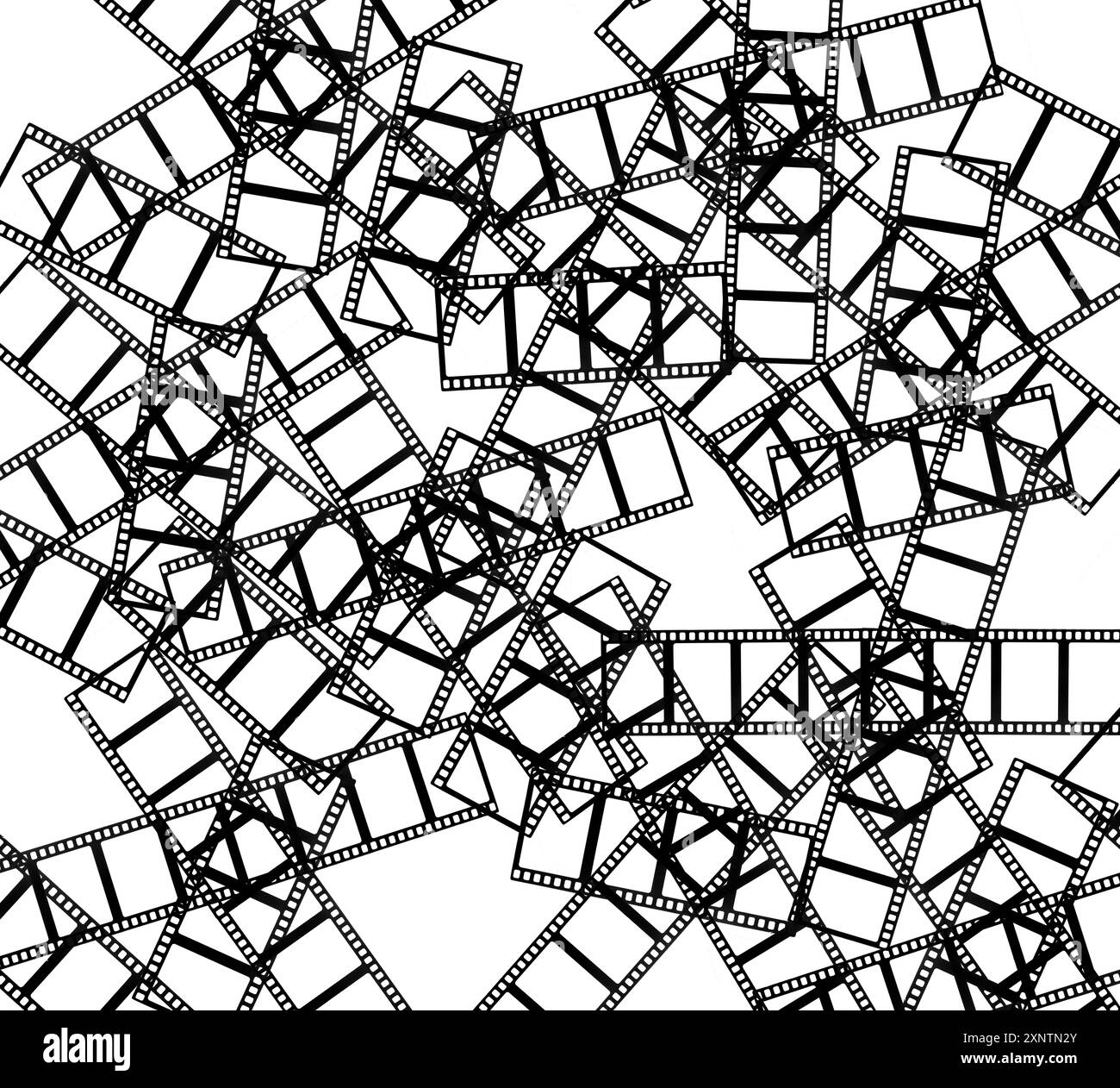 blank celluloid photo film strip on white Stock Photo - Alamy