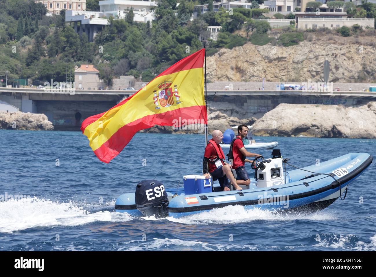 Marseille, France. 02nd Aug, 2024. Diego Chever and Florian Trittel ...