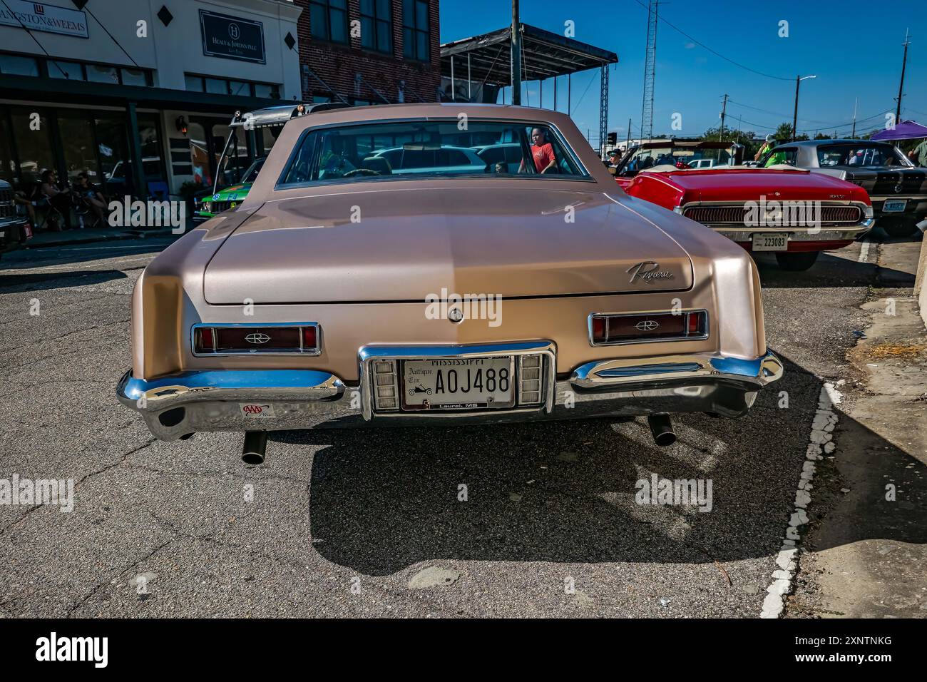 Gulfport, MS - October 01, 2023: High perspective rear view of a 1964 ...