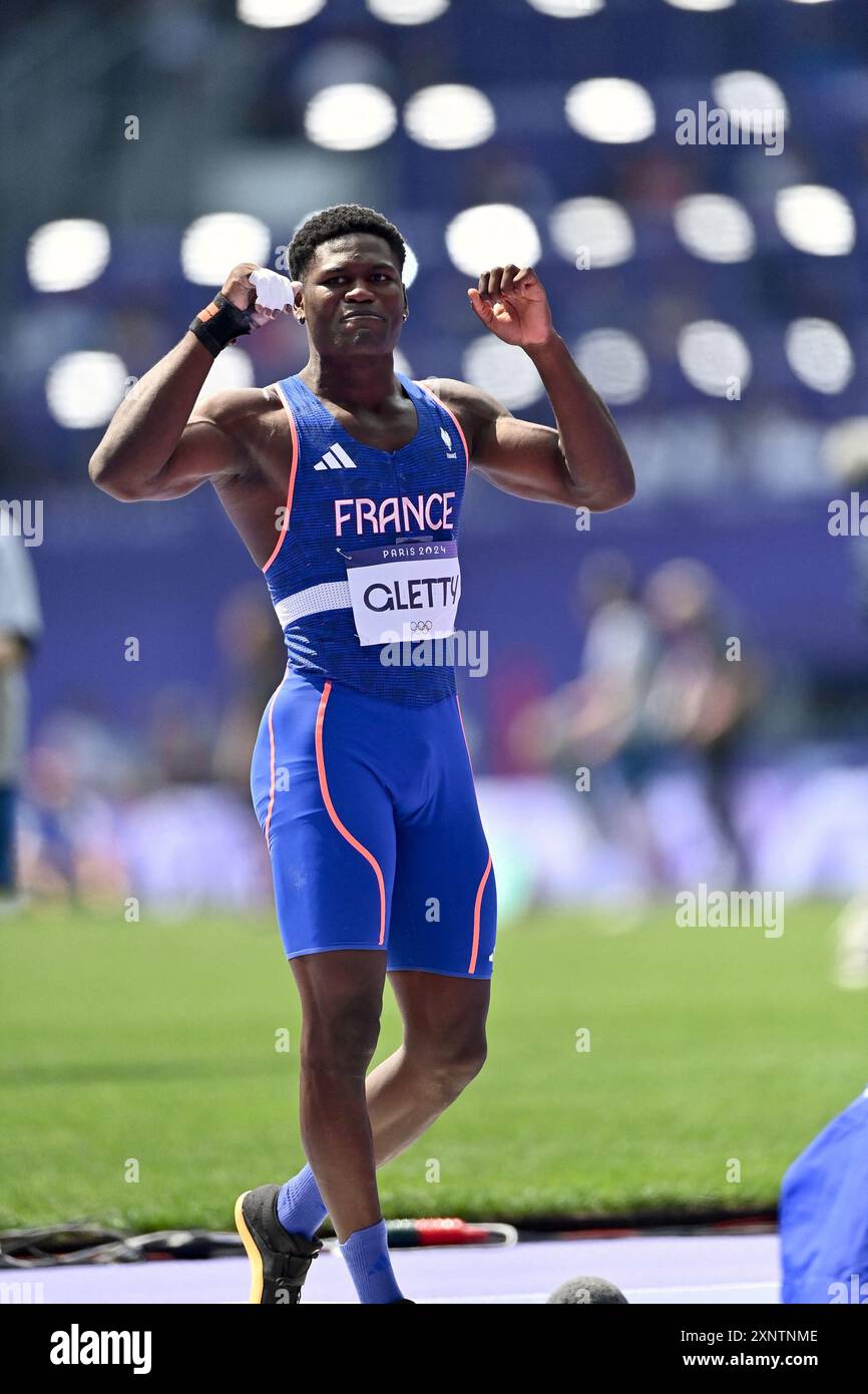 Paris, France. 02nd Aug, 2024. Makenson Gletty of Team France competes ...