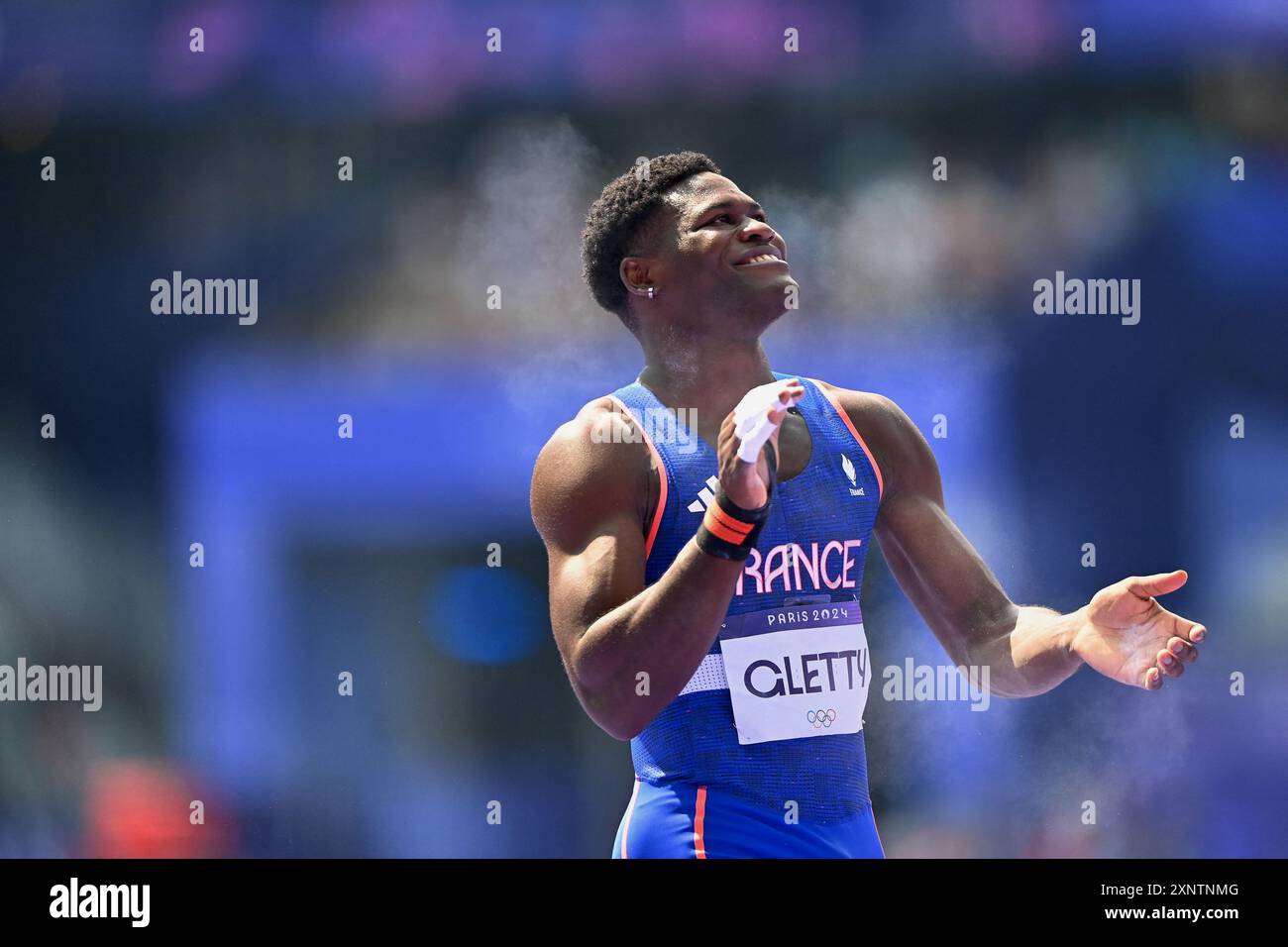 Paris, France. 02nd Aug, 2024. Makenson Gletty of Team France competes ...