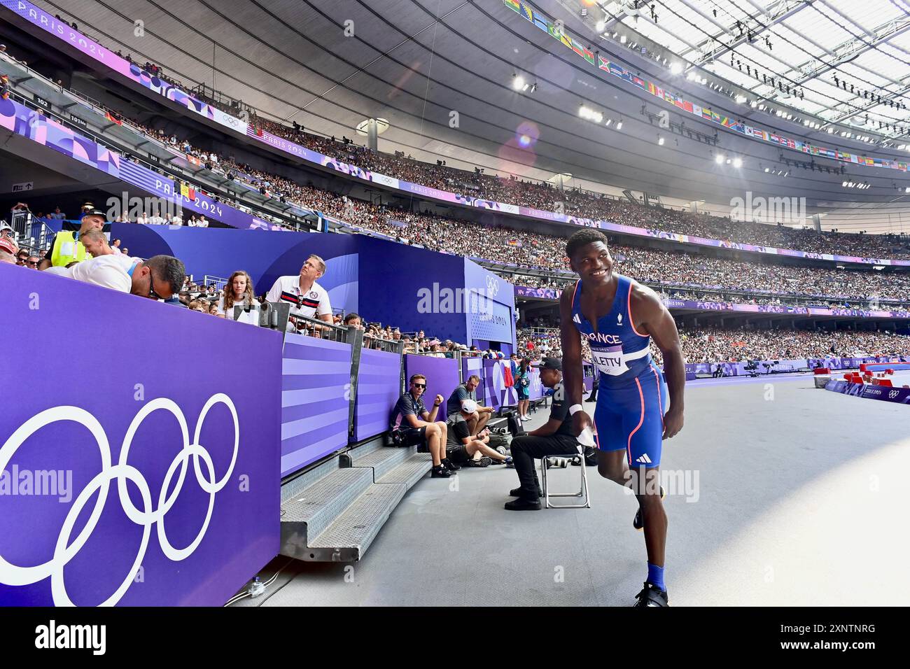 Paris, France. 02nd Aug, 2024. Makenson Gletty of Team France competes ...