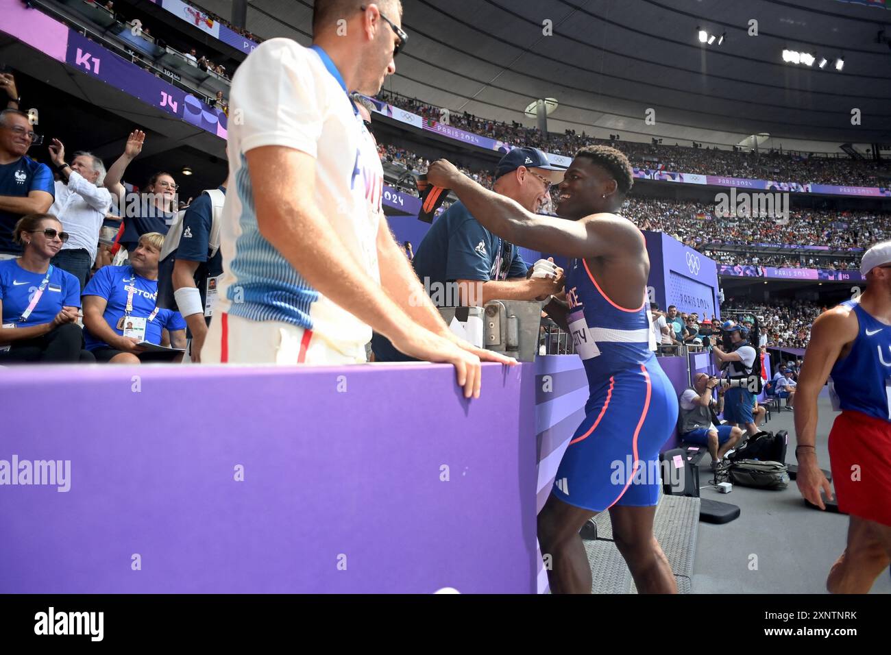 Paris, France. 02nd Aug, 2024. Makenson Gletty of Team France competes ...