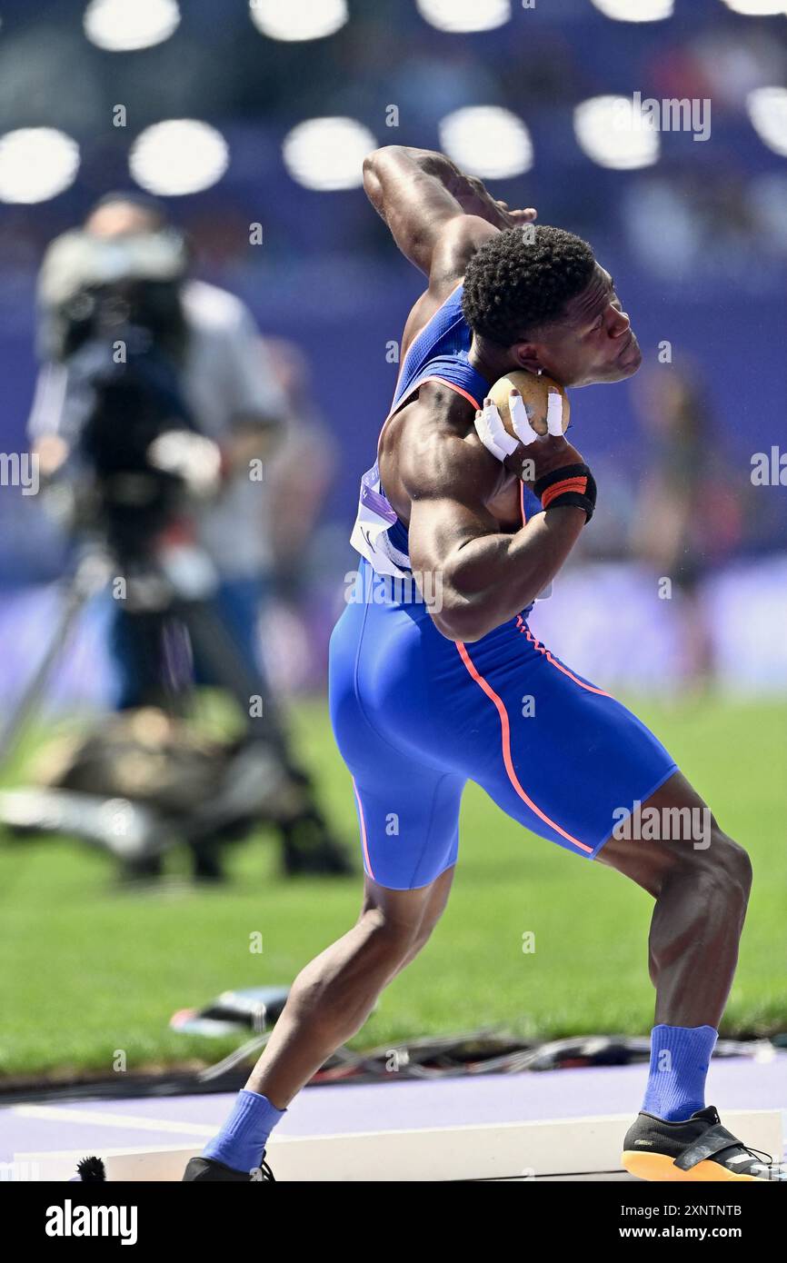 Paris, France. 02nd Aug, 2024. Makenson Gletty of Team France competes ...