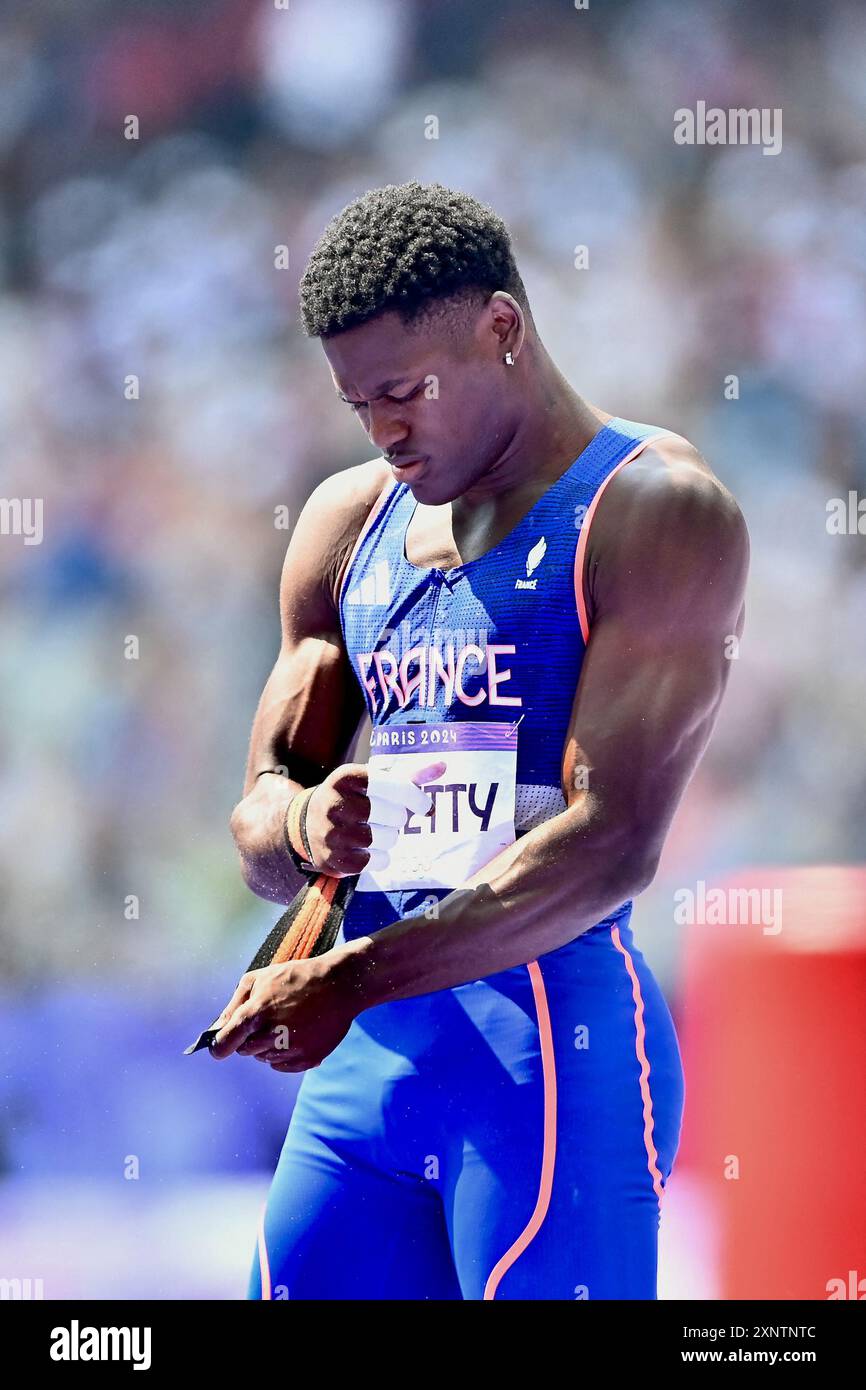 Paris, France. 02nd Aug, 2024. Makenson Gletty of Team France competes ...
