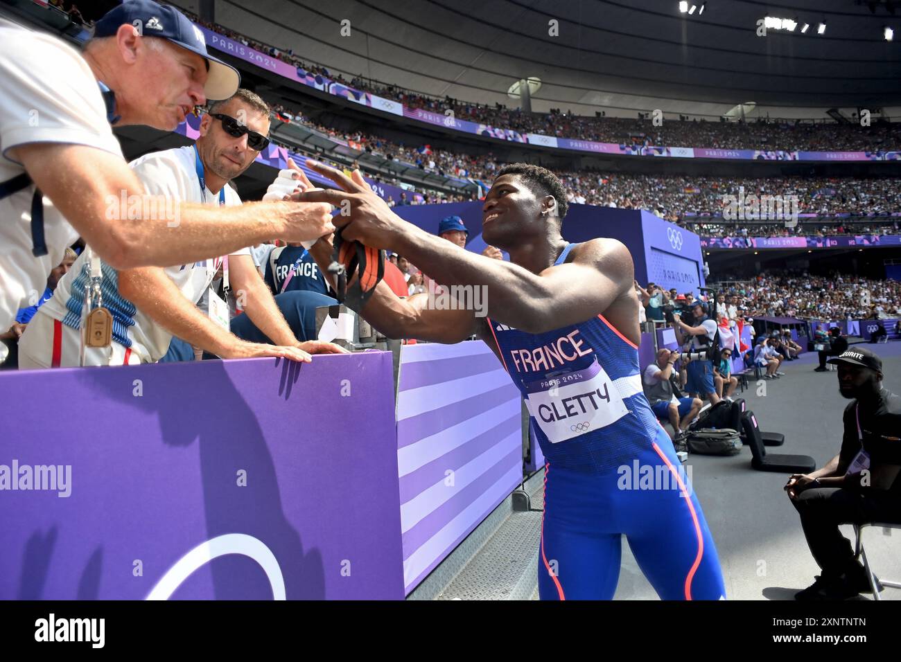Paris, France. 02nd Aug, 2024. Makenson Gletty of Team France competes ...