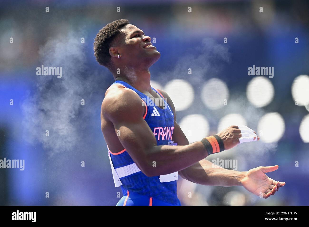Paris, France. 02nd Aug, 2024. Makenson Gletty of Team France competes ...
