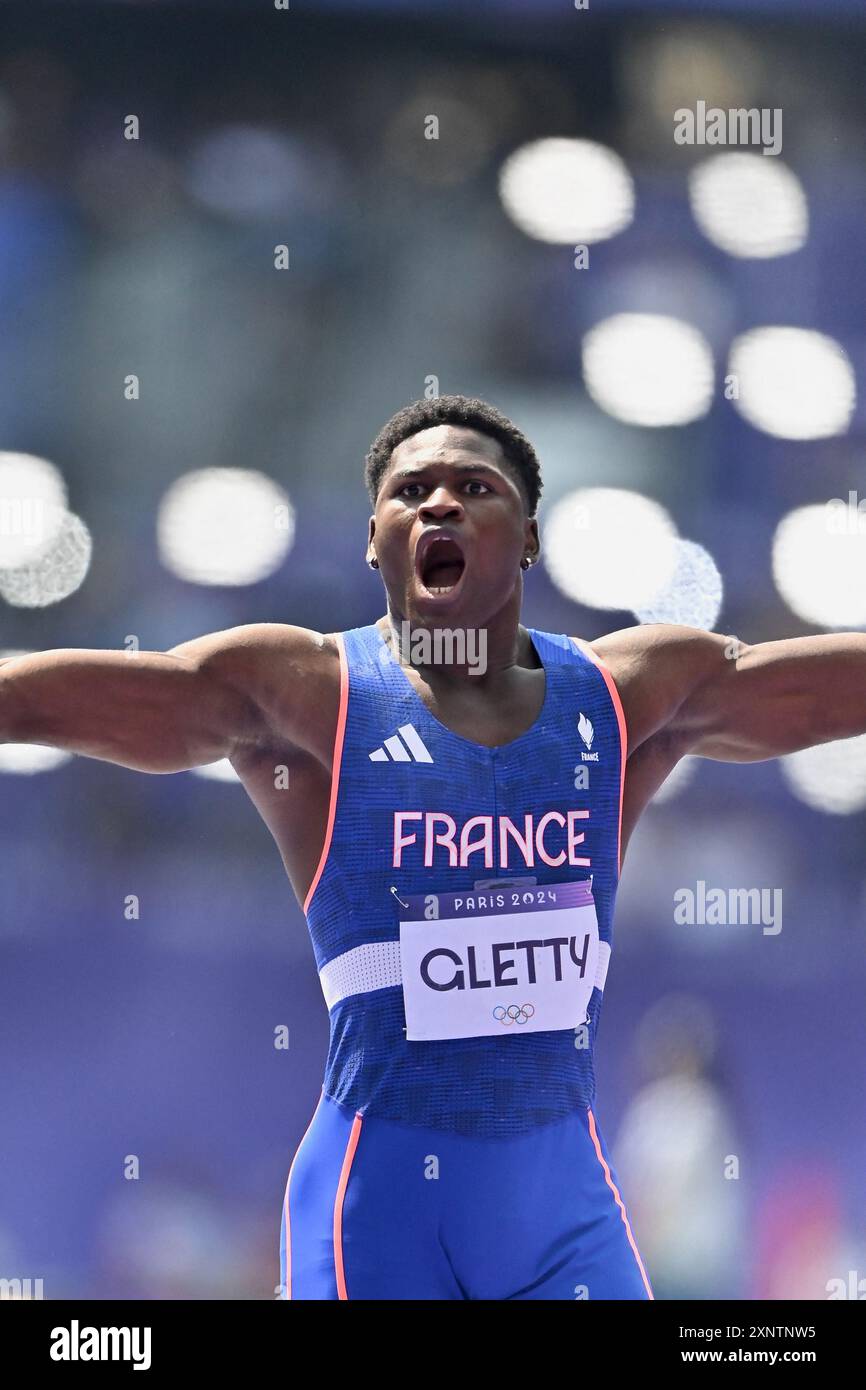 Paris, France. 02nd Aug, 2024. Makenson Gletty of Team France competes ...