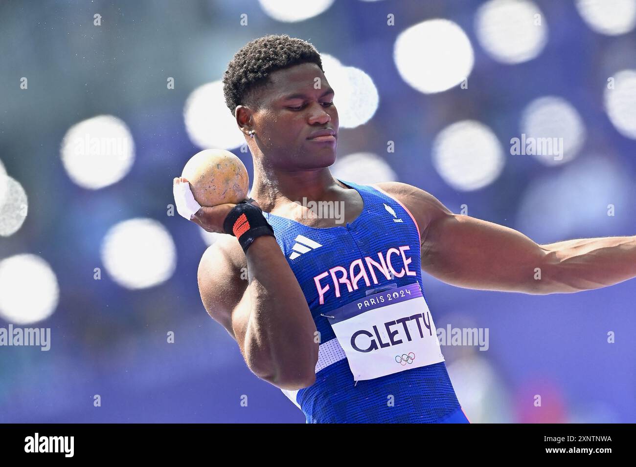 Paris, France. 02nd Aug, 2024. Makenson Gletty of Team France competes ...