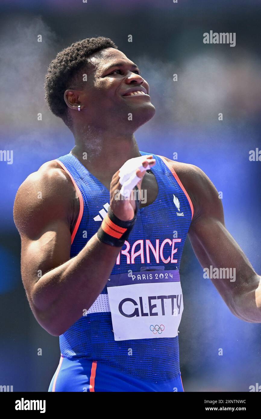 Paris, France. 02nd Aug, 2024. Makenson Gletty of Team France competes ...