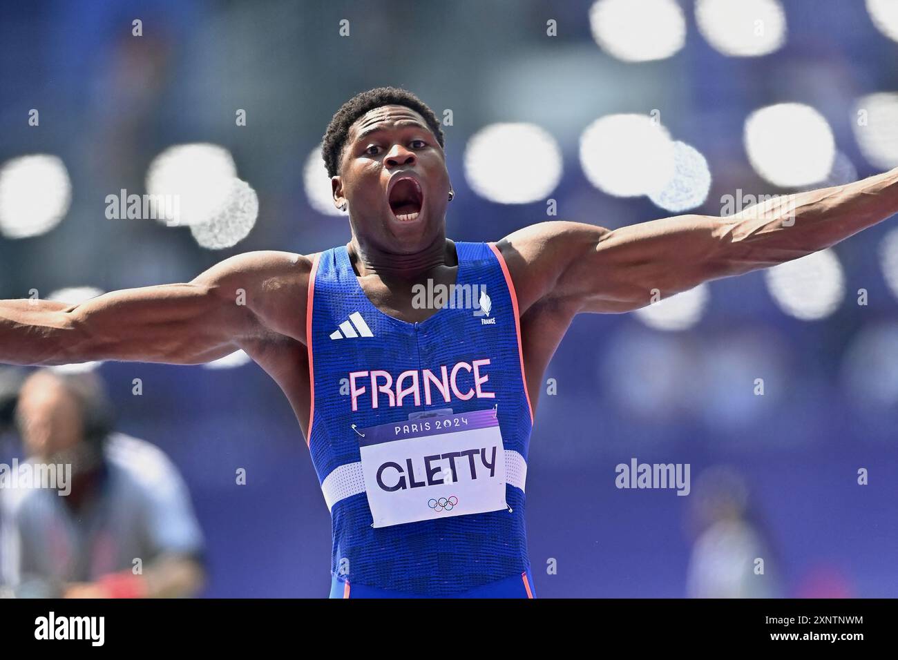 Paris, France. 02nd Aug, 2024. Makenson Gletty of Team France competes ...