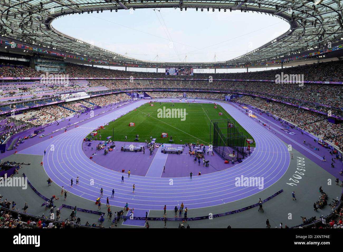 Paris, France. 02nd Aug, 2024. A general view of the Stade de France as ...