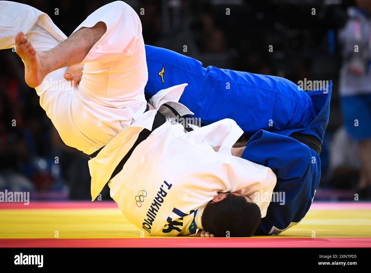 Temur Rakhimov ( TJK ) vs Erik Abramov ( GER ), Judo, Men +100 kg ...