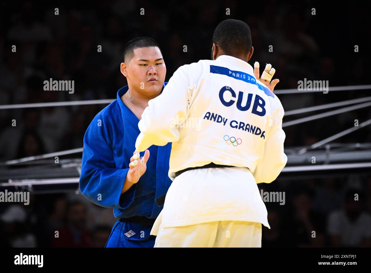 Tatsuru Saito ( JPN ) vs Andy Granda ( CUB ), Judo, Men +100 kg ...