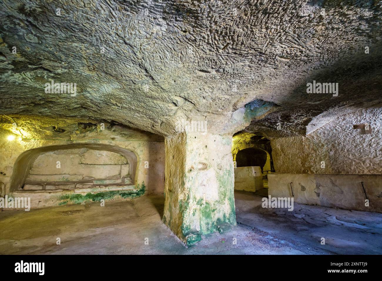 Underground gallery, castle of San Felipe, 16th century, mouth of the ...