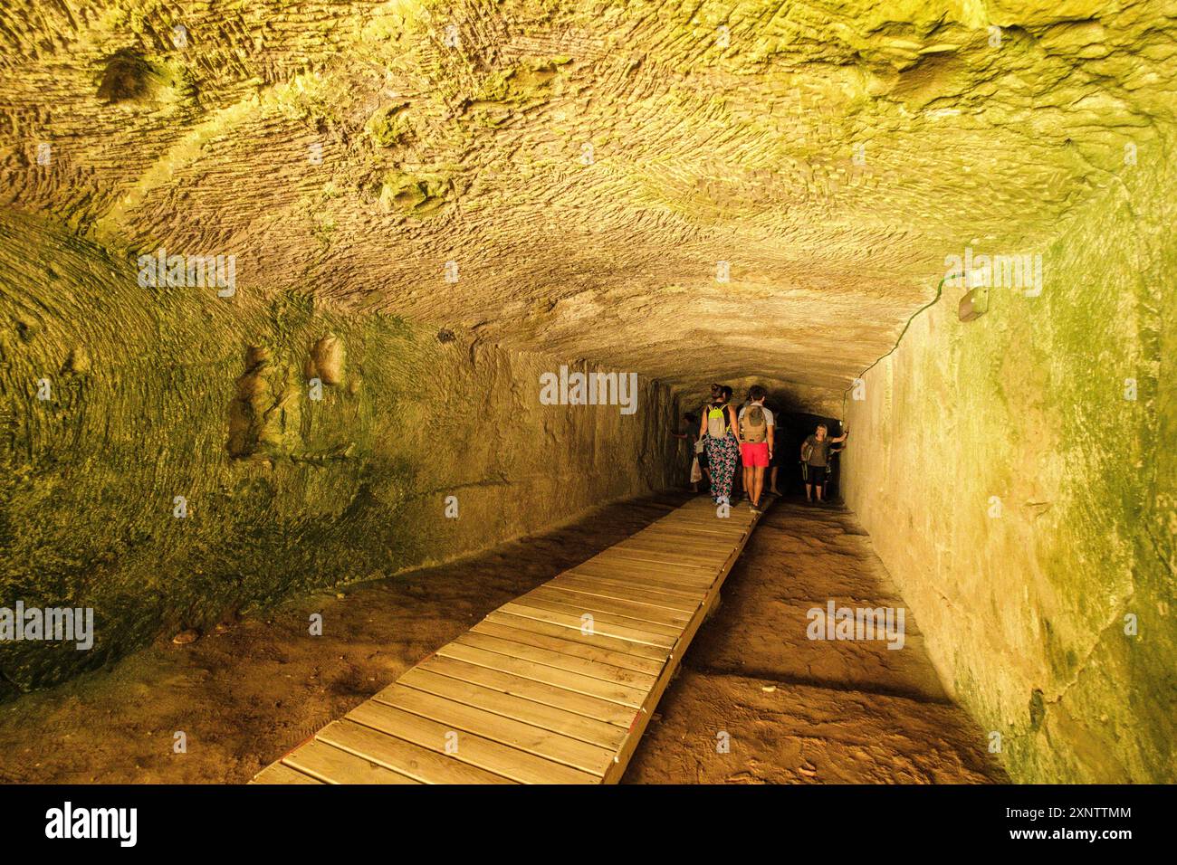 Underground gallery, castle of San Felipe, 16th century, mouth of the ...