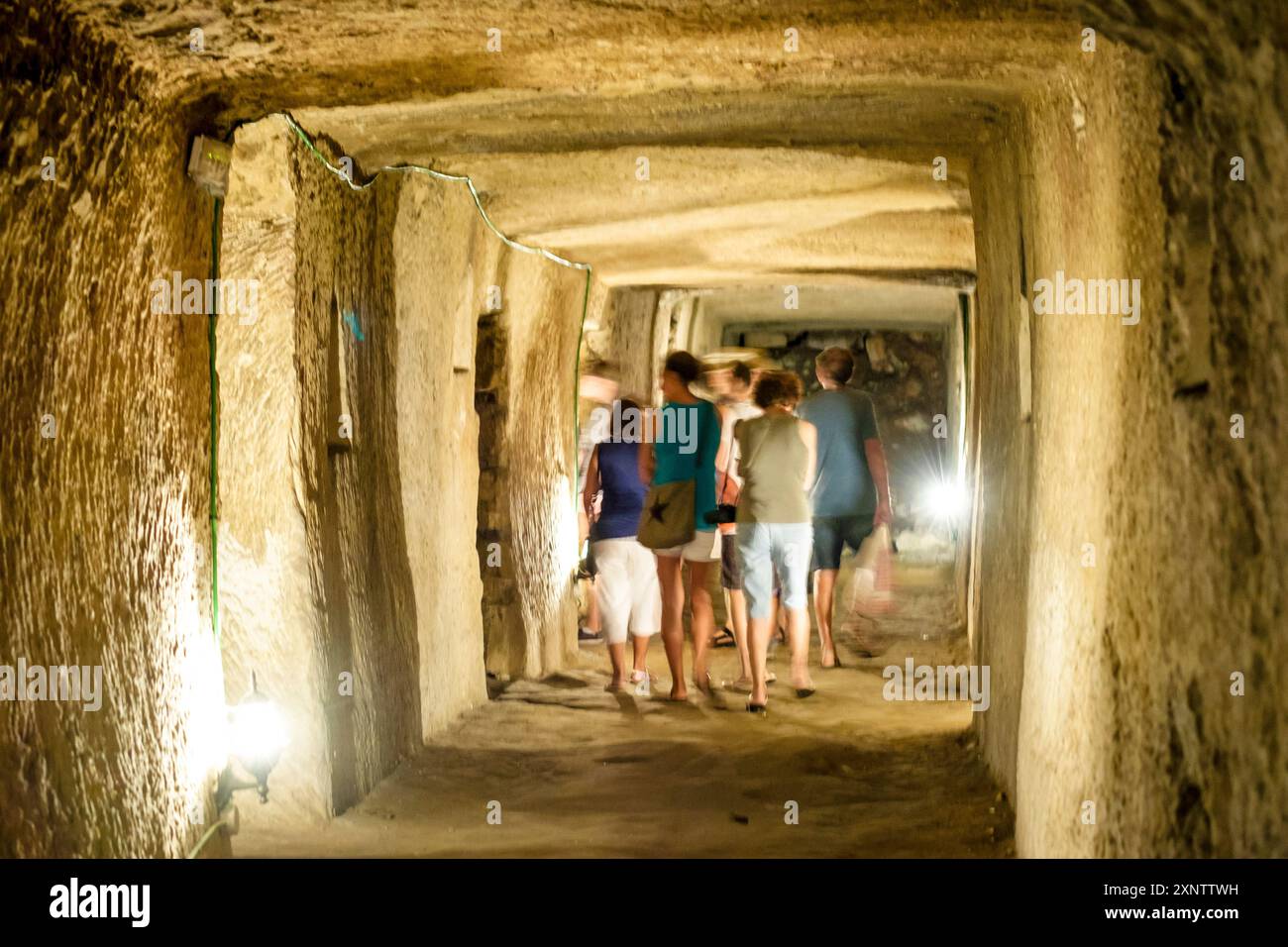 underground gallery, castle of San Felipe, 16th century ,mouth of the ...