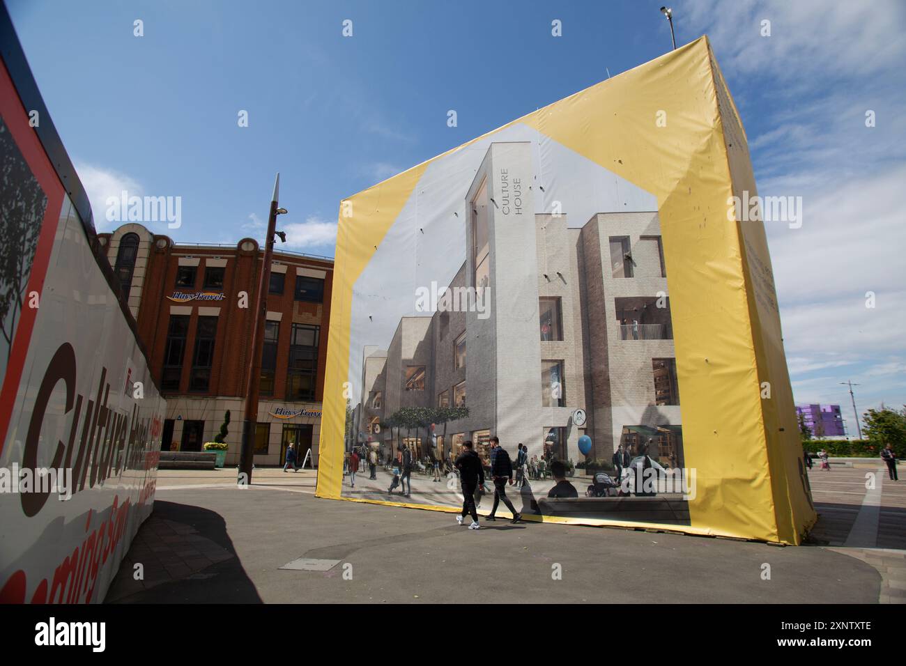A vision of the future in Keel Square in Sunderland City centre, where ...