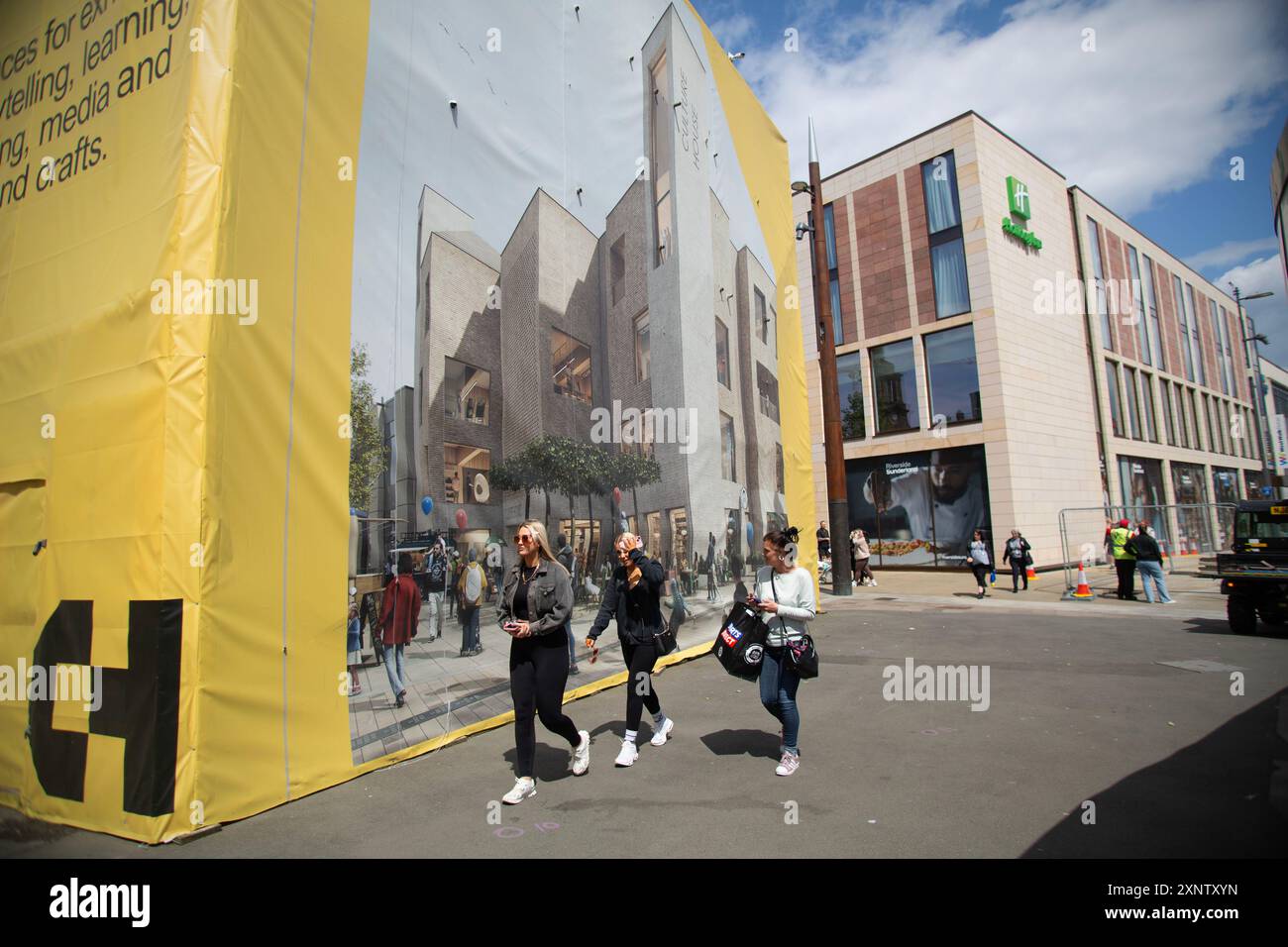 A vision of the future in Keel Square in Sunderland City centre, where ...
